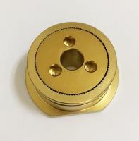 China OEM 48mm Coffee Grinder Burr Titanium Coating With Groove for sale