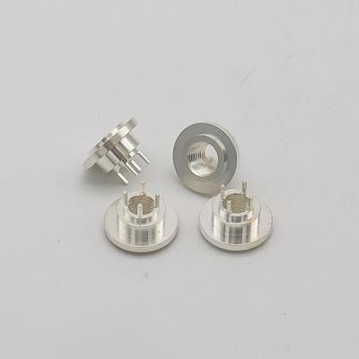 China Custom Machining CNC Electronic Parts With Silver Plating for sale