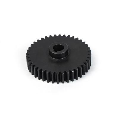 China CNC Machined Steel Gear Blackened Custom Aerospace Components for sale