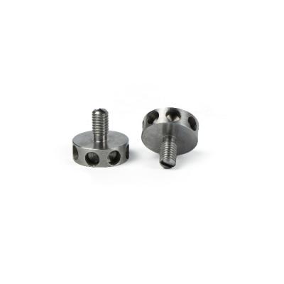 China 4 Axis CNC Machining Steel Service Hollow Screw Metal Parts for sale