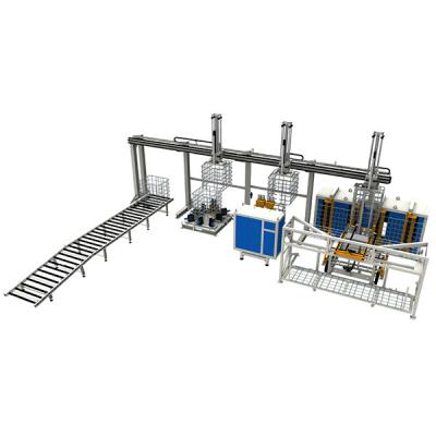 China IBC Grid IBC Cage Frame Stainless Steel Tubular Mesh Frame Automatic Welding Machine for sale
