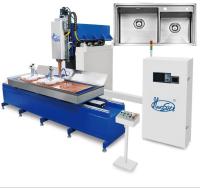 China CNC Automatic SS Kitchen Sink Edge Seam Welding Machine Grinding / Making / Polishing for sale