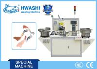 China Electric Parts Automatic Welding Machine With Vibration Plate for sale