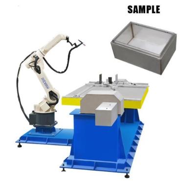 China HWASHI HS-R6-08 6 Axis Automatic Industrial TIG Welding Robot For Stainless Steel Box for sale
