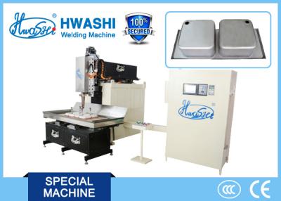 China CNC Sink Seam Wedge Wire Screen Welding Machine  Adjustable Forming Time for sale