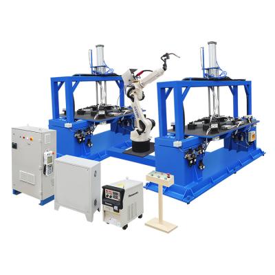 China Hwashi Industrial Welding Robots 1.4m Arm Length For Stainless Steel Well Lid for sale