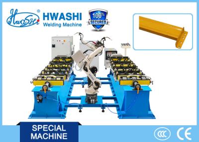 China 6 KG 1.4m Six Axis MIG Industrial Welding Robots For Storage Rack Beam for sale