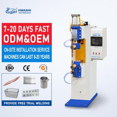 China Vertical Type Metal Sheet Inverter Spot Welding Machine Medium Frequency for sale
