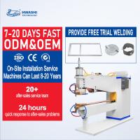 China Iso Hwashi Aluminium Spot Welding Machine Bbq Garden Frame Wire Grill Automatic for sale