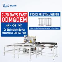 China Hwashi XY Axis Condenser Welding Machine Full Automatic For Security Fence Panel for sale