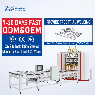 China Hwashi Wire Mesh Welding Machine For Animal Cages, Automatic Fast Metal Mesh Spot Welder for sale