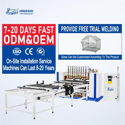 China Automatic Rebar Mesh Welding Machine Cage Wire Mesh Making Auto Spot Welder for sale