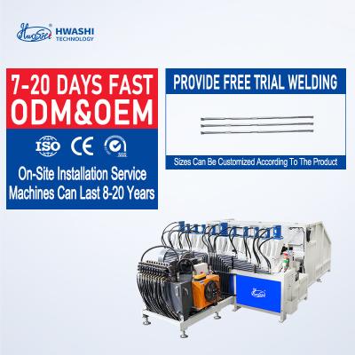 China Hwahsi Automatic IBC Short Tube Pressing and Forming Machine for IBC Frame Tube for sale