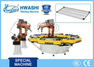 China Storage Wire Mesh / Shelf Corner MIG Industrial Welding Robot , 8 KG 1.4m Six Axis for sale