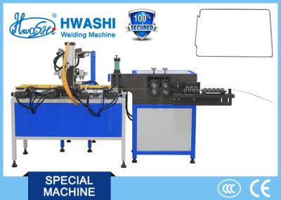 China Full Automatic Wire Bending and Butt Welding Machine , Steel Wire Bender for sale