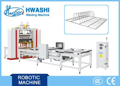 China Stainless Steel Kitchen Dish Rack Wire Spot Welding Machine , Automatic Multiple Head Welder for sale