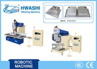 China Sink Edge Grinding / Polishing Sink Welding Machine 50mm Abrasive Belt Width for sale