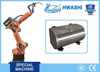 China HWASHI 6 Axis Mig Tig Welding Robot  Arm for  Aluminum Fuel Tank for sale