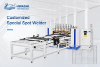 China Hwashi Gantry Type Wire Mesh Welding Machine for Refrigerator Rack Frame for sale