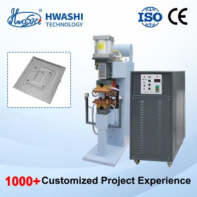 China Hwashi Stainless Steel Spot Welding Machine for Electronics and IT Hardware Industries for sale