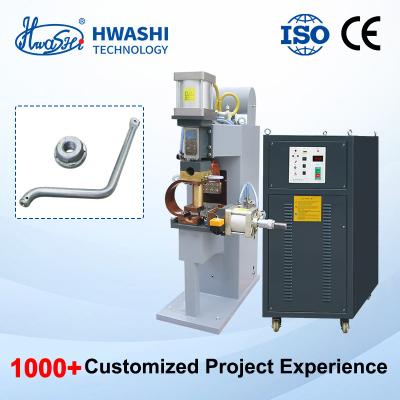 China Hwashi Automobile Gas Storage Tank End Cap Nut Welding Machine for sale