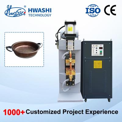China The Red Copper Pot Handle Capacitive Energy Storage Spot Welder for sale