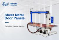 China HWASHI Flexible Crank Arm Metal Sheet Door Panel C Type Crank Arm Table Spot Welding Machine Sheet Metal Spot Welder for sale