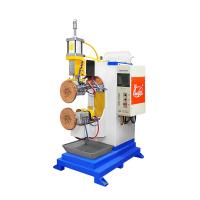 China HWASHI Roller Spot Welder Ventilation Duct Manual Tin Can Side Seam Welding Machine Roll to Roll Banner Welder for sale