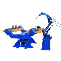 China Hwashi Industrial CNC Welding Machine Robotic 6 Axis with Servo, Welding Robot Arm Positioner Rack, Automatic TIG Welding Robot for sale