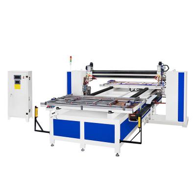 China Hwashi Security Stainless Sheet Door Plate Multi-Point Automatic Mobile Type Spot Welding Machine, Sheet Metal Welder for sale