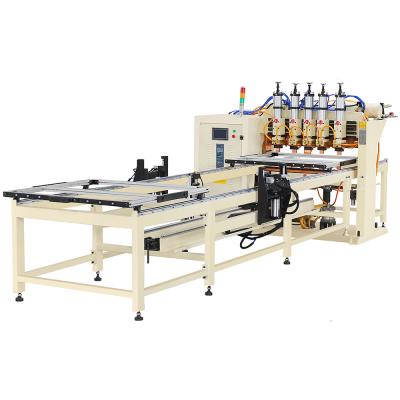 China Hwashi Automatic Multiple  Head Wire Mesh Spot Welding Machine for Shopping cart for sale