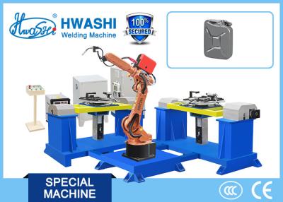 China 1400mm Moving Radius Industrial Welding Robots Three Phase 380V AC Servo Driving for sale