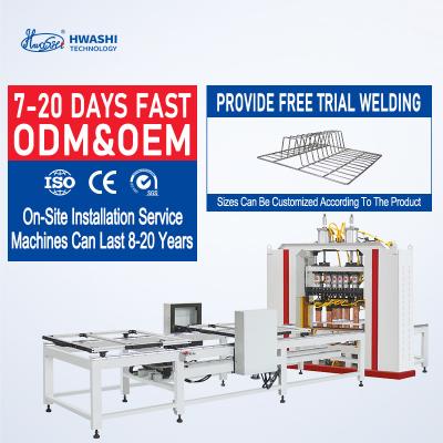 China Automatic Wire Mesh Welding Machine with 1 Year Warranty 200mm/S Maximum Wiring Speed and 2D Wire Handle Bending for sale