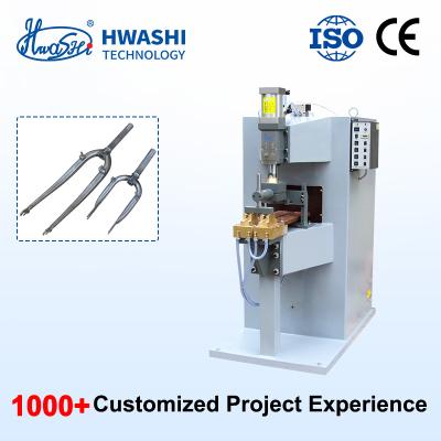China HWASHI WL-MF-250K Vertical Type Medium Frequency Inverter Spot Welding Machine with 1000Hz Inverter Technology and DC Welding Current for sale