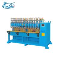 China Hwashi Door Panel Multi Head Spot Welding Machine with 10 to 20 Welding Heads and 2000x300mm Platform with Touch Panel System for sale
