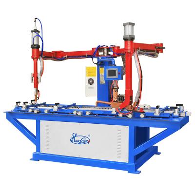 China HWASHI Automatic Spot Welding Machine with 34000A Max Current 1200mm Adjustable Width and Digital Touch Screen Control for Sheet Metal for sale