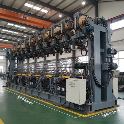 China Machine Size 3500x165000mm Automatic Cage Welding Machine Supporting Three-phase Four Wires 380V±10% Power for Consistent Welding for sale