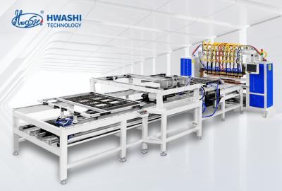 China Automated High-Speed Condenser Welding Machine with Adjustable Effective Width and MFDC Power Supply for Wire Tube Condenser Production for sale