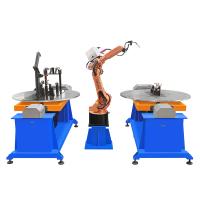 China Hwashi 6-Axis Robotic MIG Welding Machine with 380V Power and 165KG Payload for Industrial Automation for sale