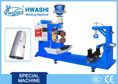 China Argon Arc Straight Seam Welding Machine Hwashi Blue Color 0.5m/ Sec Automatic for sale
