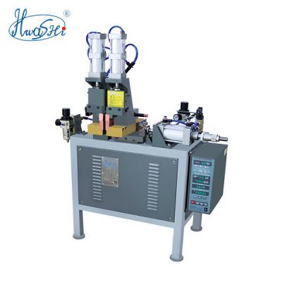 China Hwashi Iron Wire Butt Welding Machine Round Iron Ring Copper - Aluminum 25mm Stroke for sale