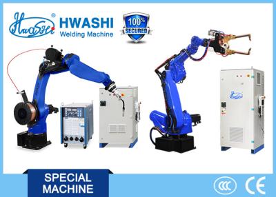 China Six Axis TIG MIG Industrial Welding Robots 1400mm Moving Radius for sale