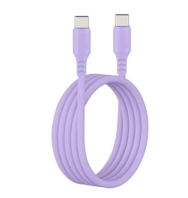 China 1m/2m Length Soft-Touch Silicone USB-C Cable in Lavender You Can Trust Customized OEM Support for sale