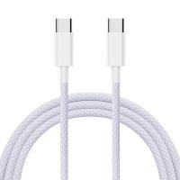 China Braided USB-C to USB-C Cable for Fast Charging and Data Sync OEM for sale
