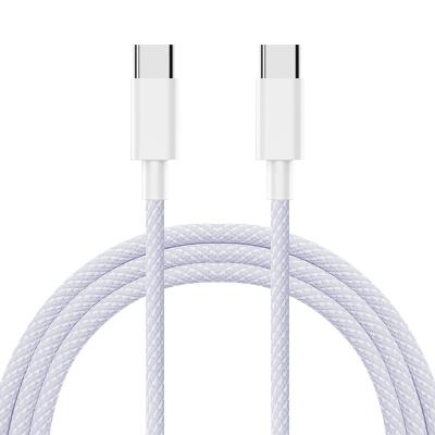 China Braided USB-C to USB-C Cable for Fast Charging and Data Sync OEM for sale