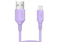 China USB 2.0 Soft TPE USB A Micro / Typec C / Lightning Data Cable Customized for sale