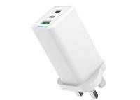 China Fast Charging GaN 65W Super Fast Wall Charger Mobile Phone Charger Adapter for sale