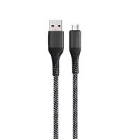China Braided USB 2.0 Charging Cable With Custom Branding 1M / 2M 480Mbps for sale