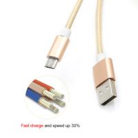 China Braided Charging Cable for Lightning/Android/Type-C 1M/2M 5V2A/5V3A Charging and Data Transfer Made in Customized 480Mbps USB2.0 for sale