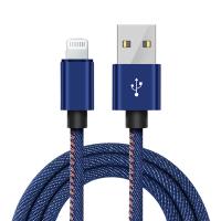 China Customized Denim Braided USB to Micro USB Charging Cable and Durable for sale